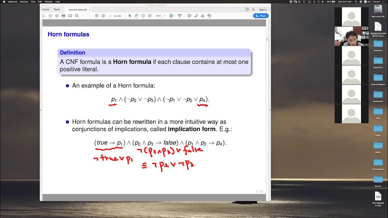 Lecture 5, CS402 Introduction to Logic for Computer Science (Spring 2020) - YouTube