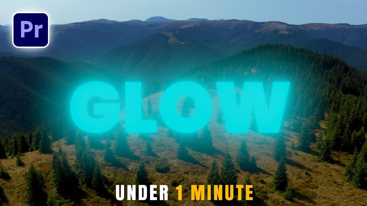 Deep Glowing Text in Premiere Pro | Glow Effect Tutorial | No Plugins - YouTube