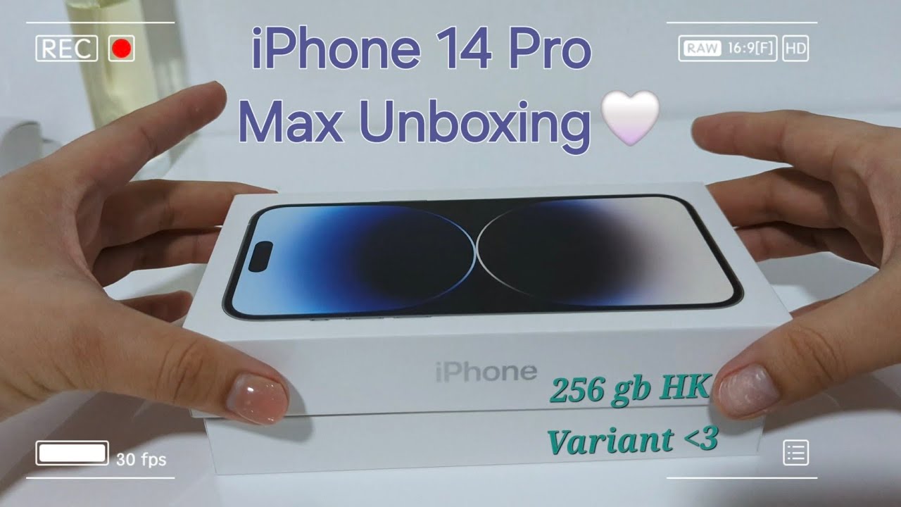 iPhone 14 Pro Max Unboxing... - YouTube