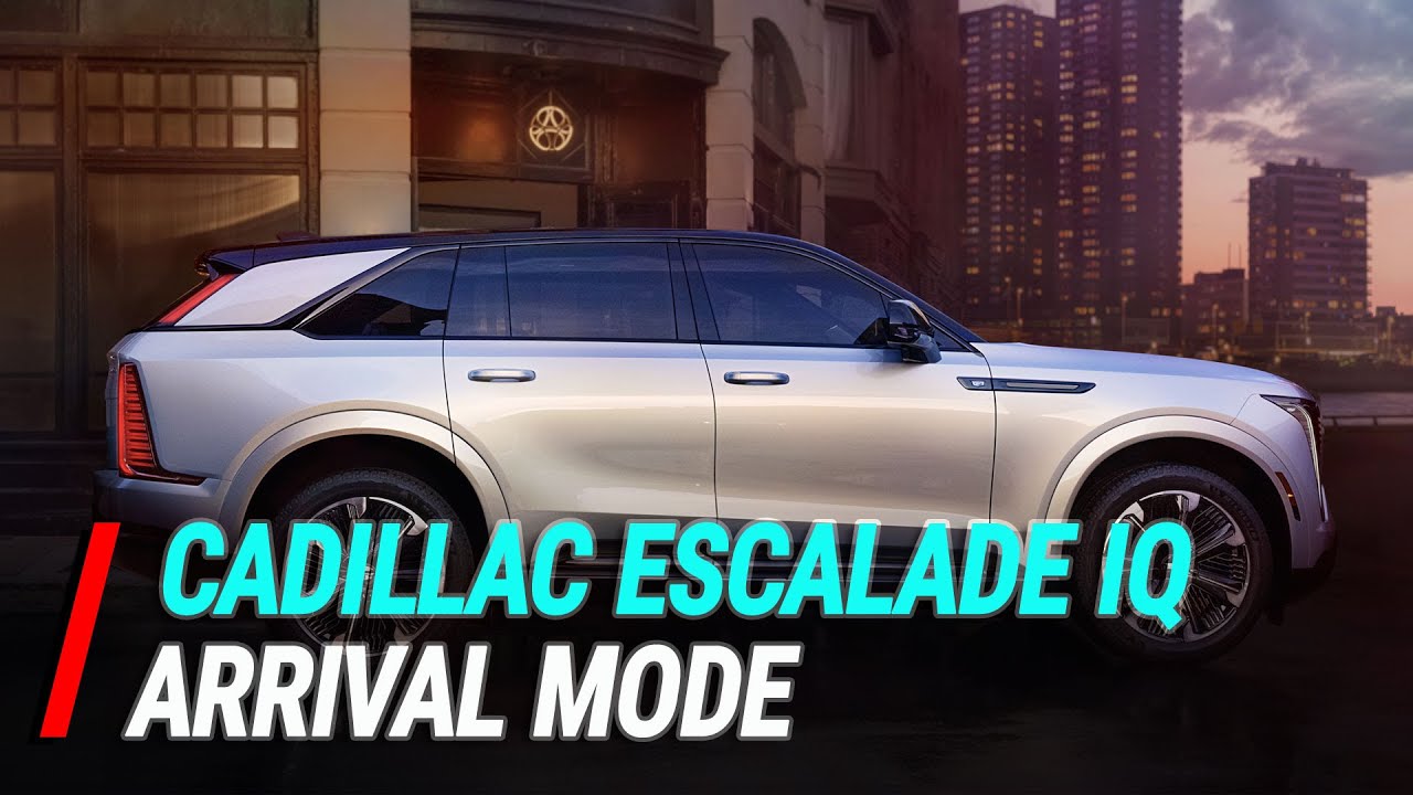 2025 Cadillac Escalade IQ Arrival Mode And Four-Wheel Steer - YouTube
