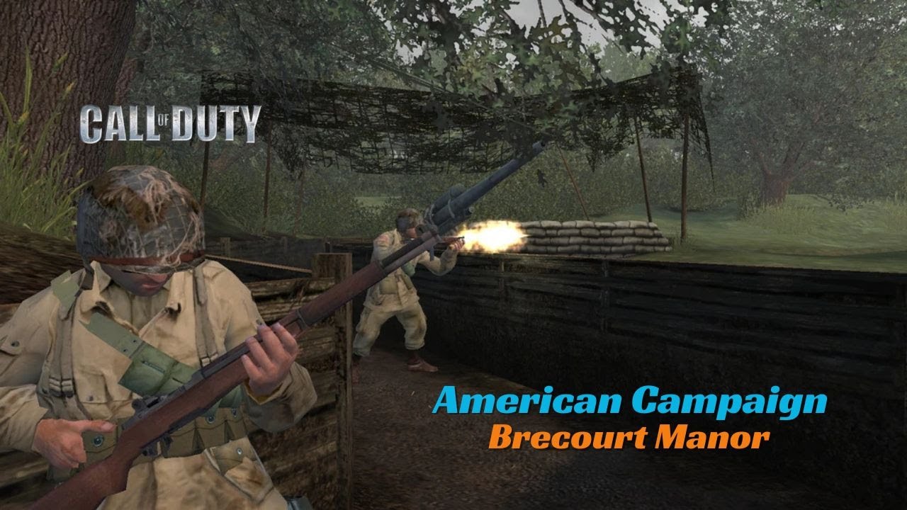 CALL OF DUTY GAMEPLAY - American Campaign: Brecourt Manor | LETS PLAY ...