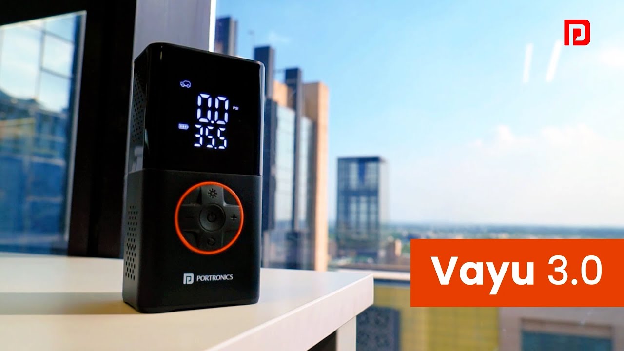 Never Get Stranded With a Flat Tire Again with Portronics Vayu 3.0 ...