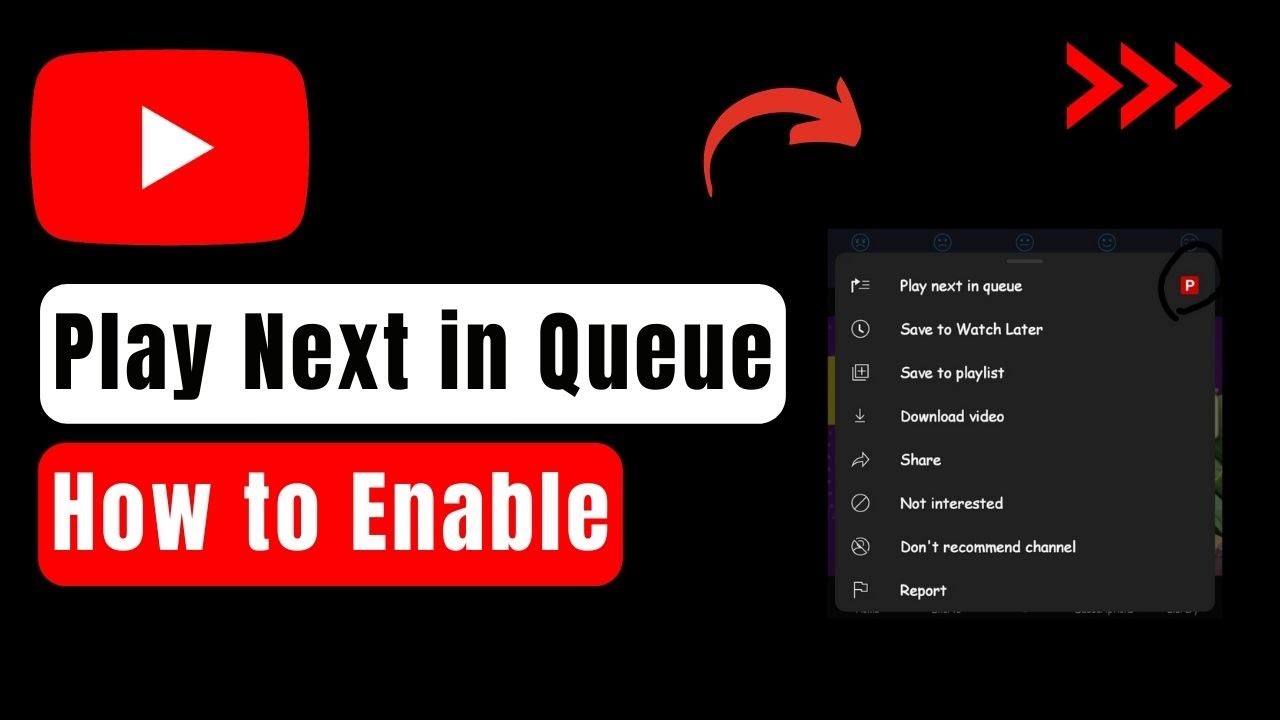Play Next In Queue YouTube - How To Enable ? - YouTube