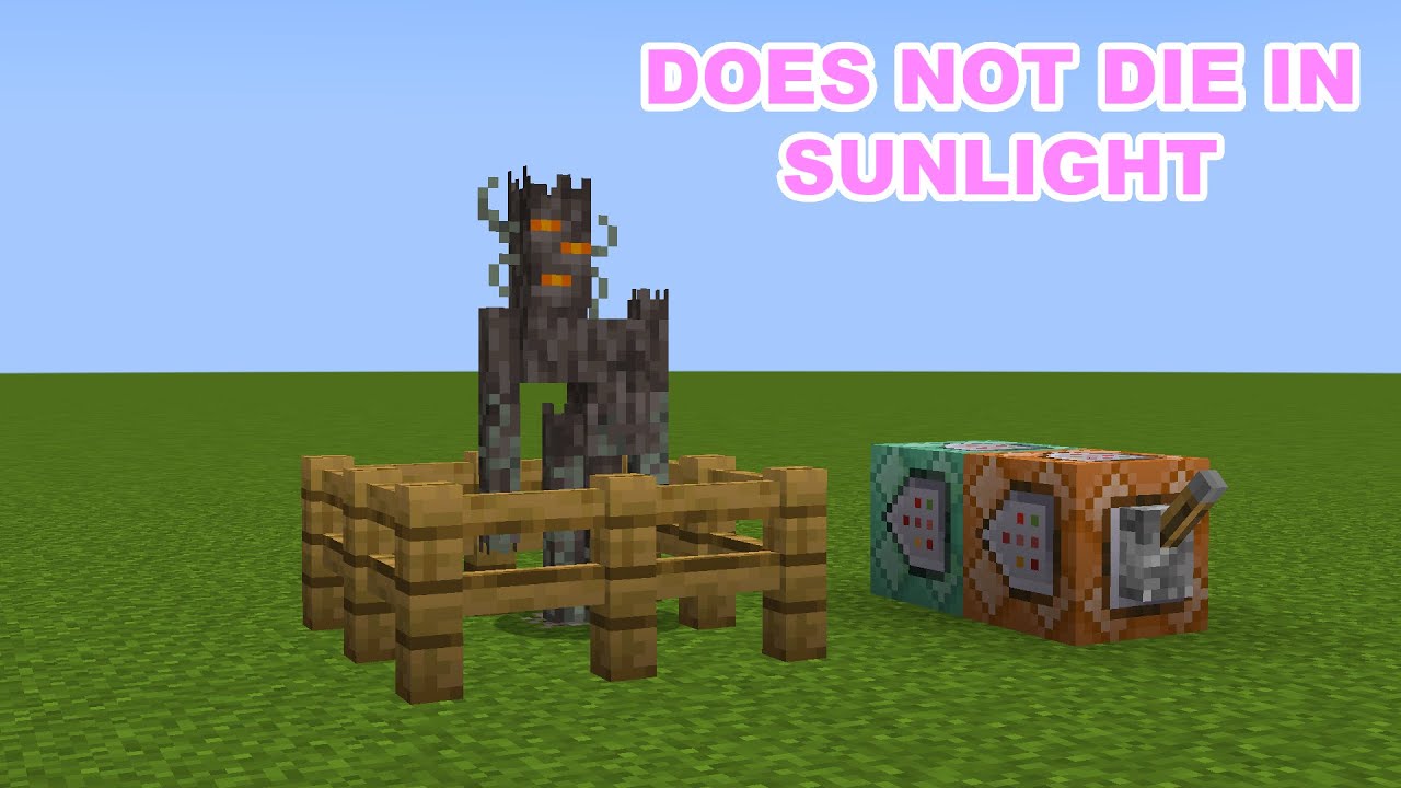 Using Command Blocks To Keep The Creaking Alive Forever - YouTube