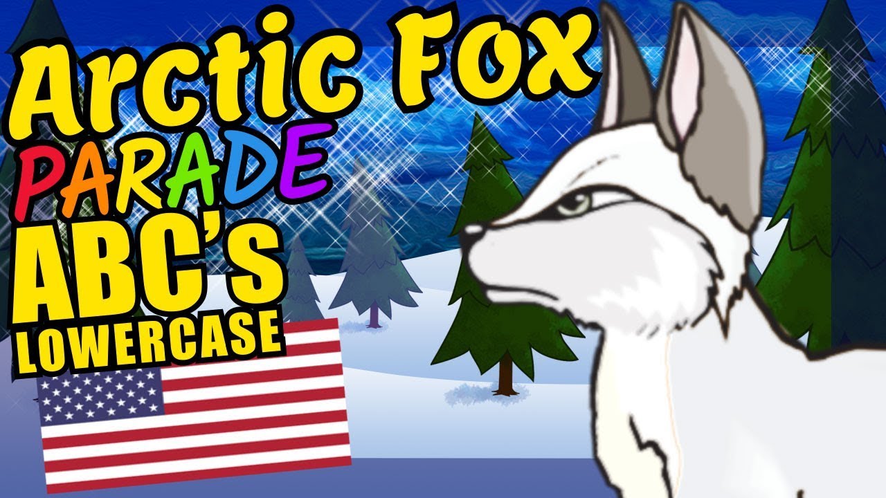 Arctic Fox Teaching the ABC's in Lowercase Letters Alphabet English ...