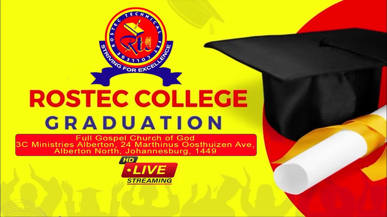 Rostec 5th Graduation Ceremony JHB Campus - YouTube