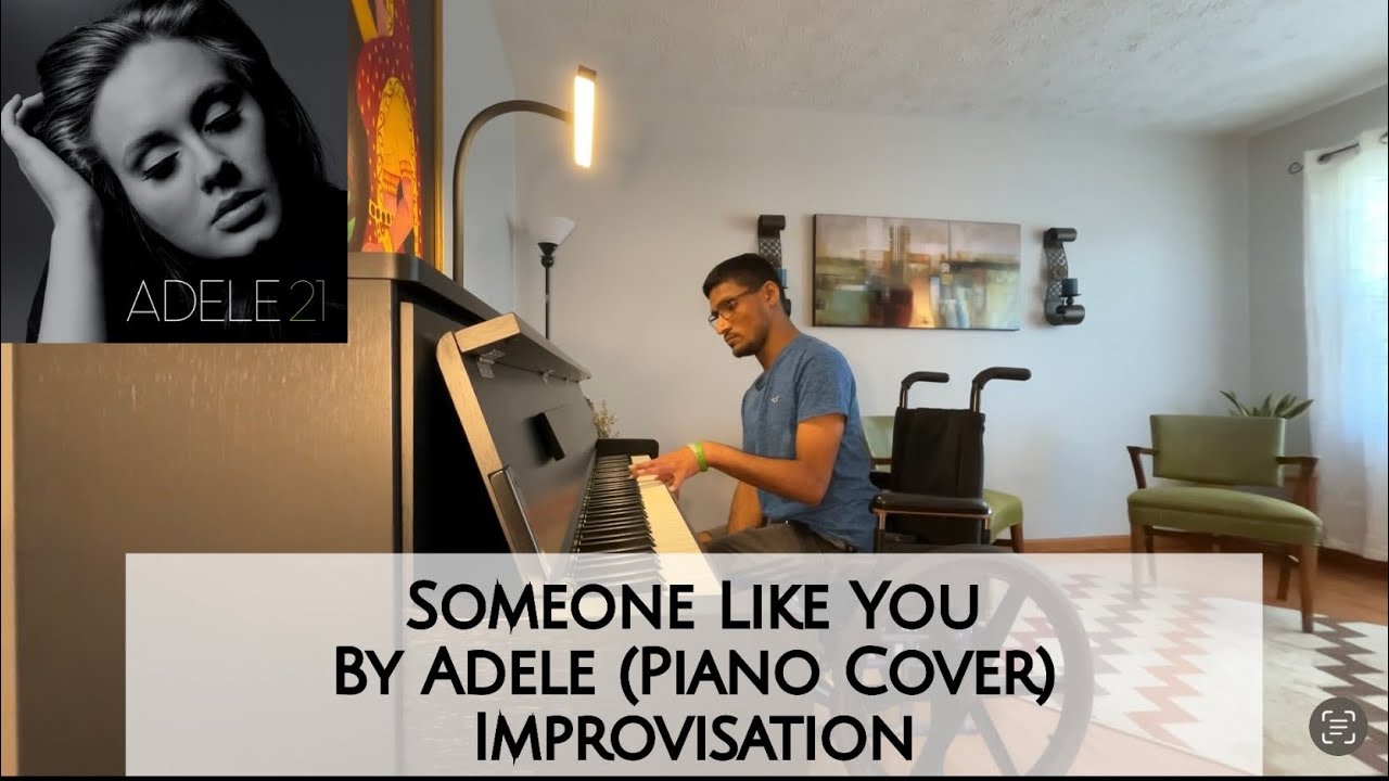 Someone Like You by Adele - Piano Cover - Improvisation - YouTube