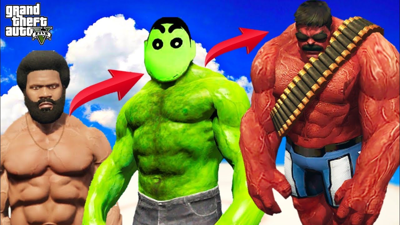 HULK UPGRADE INTO GOD HULK AND FIGHT WITH RED HULK IN GTA 5 | GTA 5 ...