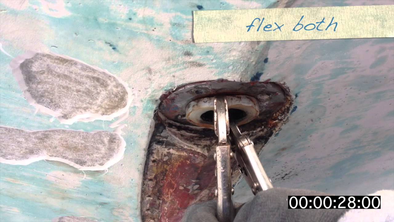 Rudder Bush Removal Tip - YouTube