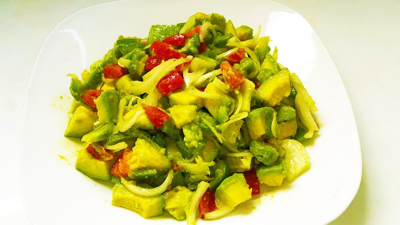 Tasty Avocado Pear Salad Recipe - YouTube