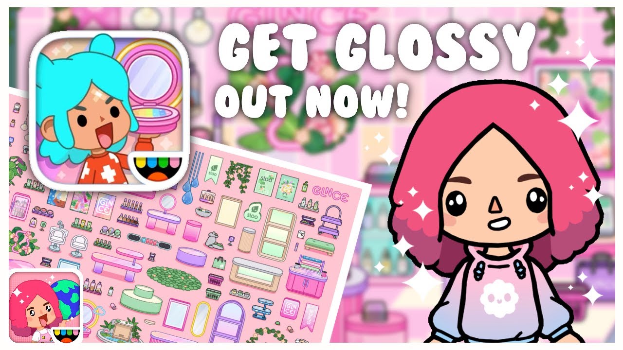 Get Glossy Furniture Pack πββοΈ Glnce Store Build π Toca Life World