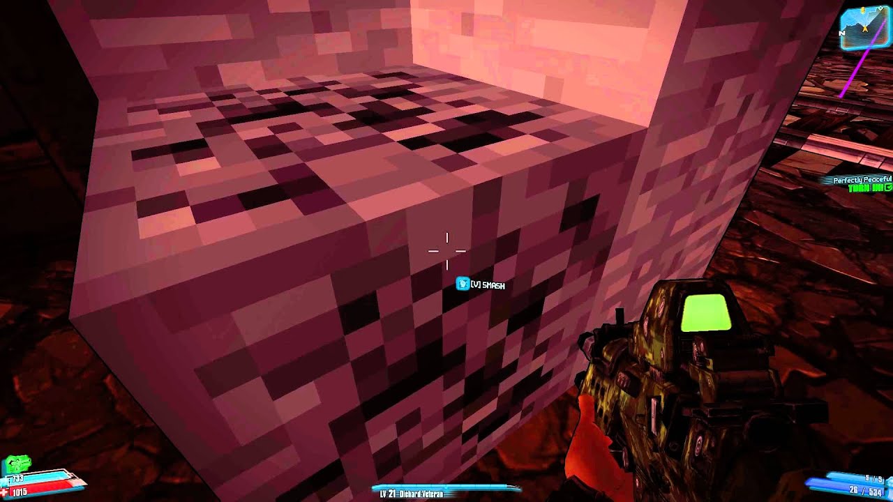 Borderlands 2 MineCraft Easter Egg - How to get MineCraft skins/head ...