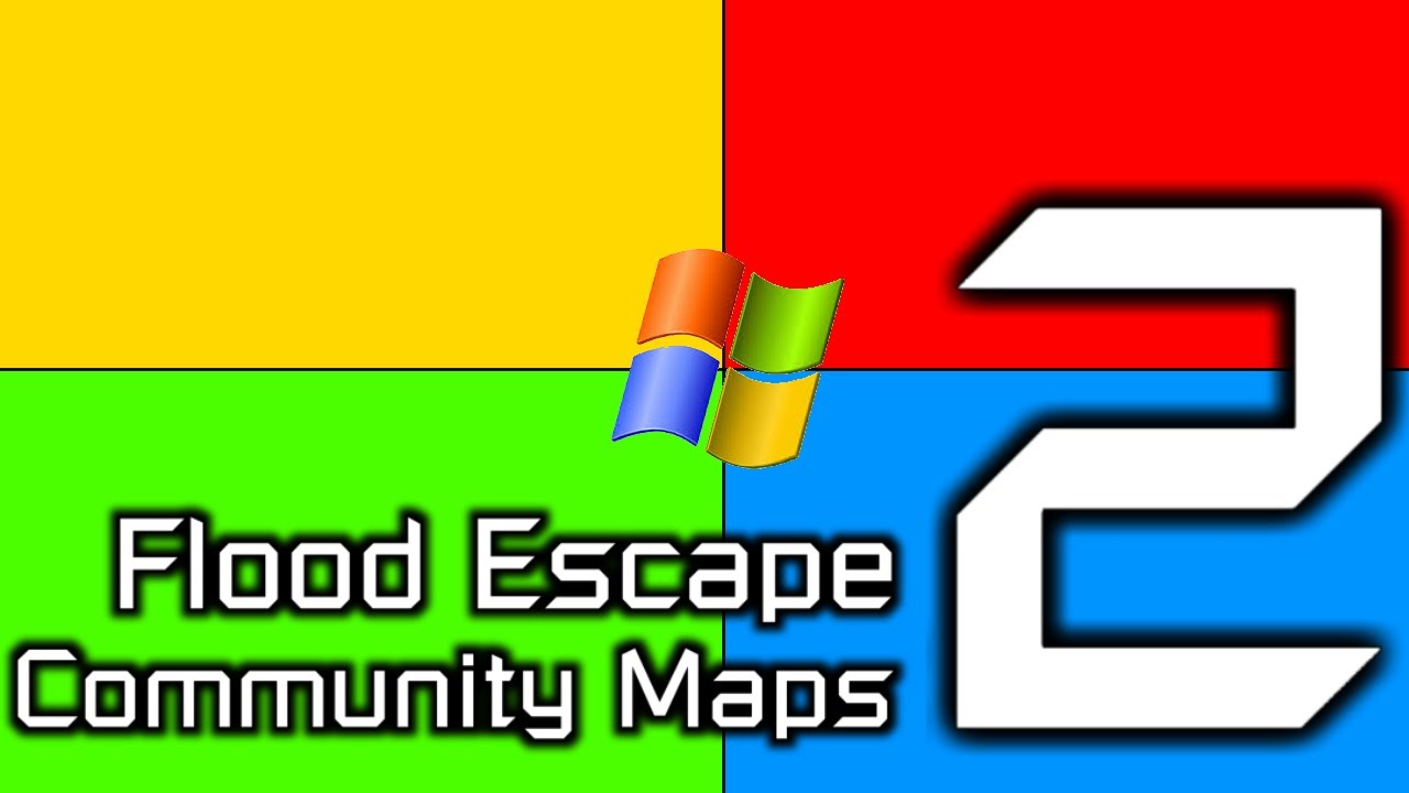 Roblox | Flood Escape 2 Com Maps - Red Yellow Green Blue / RYGB - YouTube