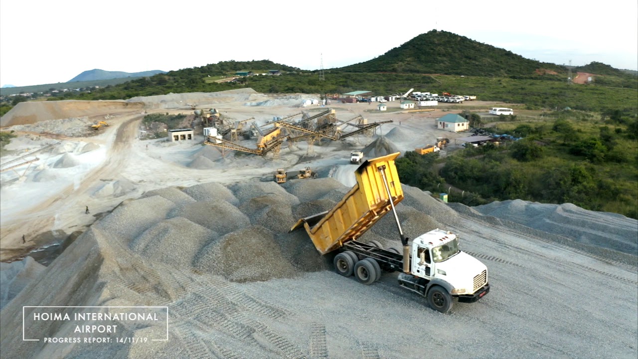 Kabaale International Airport Work Progress for November 2019 - YouTube