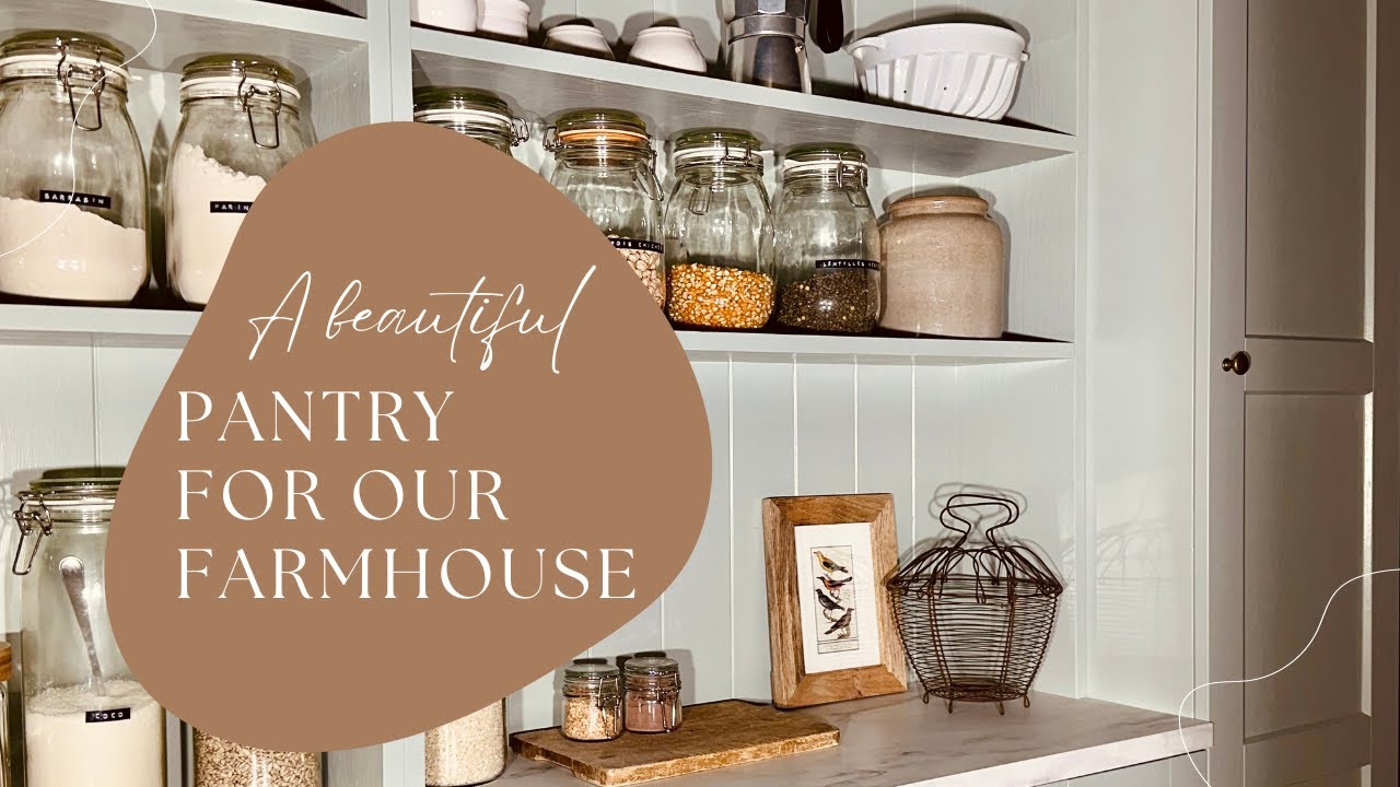 A beautiful pantry for our farmhouse in France - YouTube