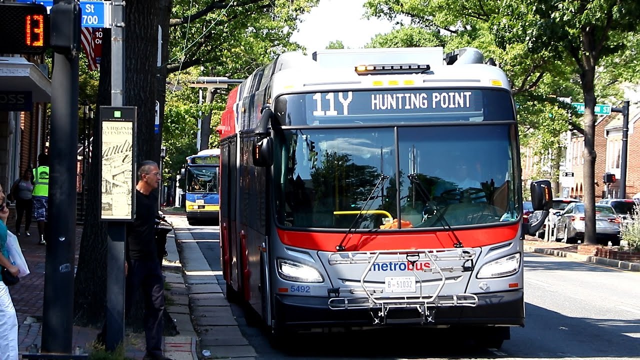 WMATA Metrobus 2018 New Flyer XDE60 "Xcelsior" Artic Hybrid 5492 On The ...