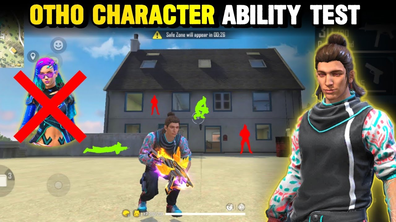 NEW CHARACTER OTHO ABILITY TEST IN FREE FIRE | OTHO CHARACTER SKILL ...