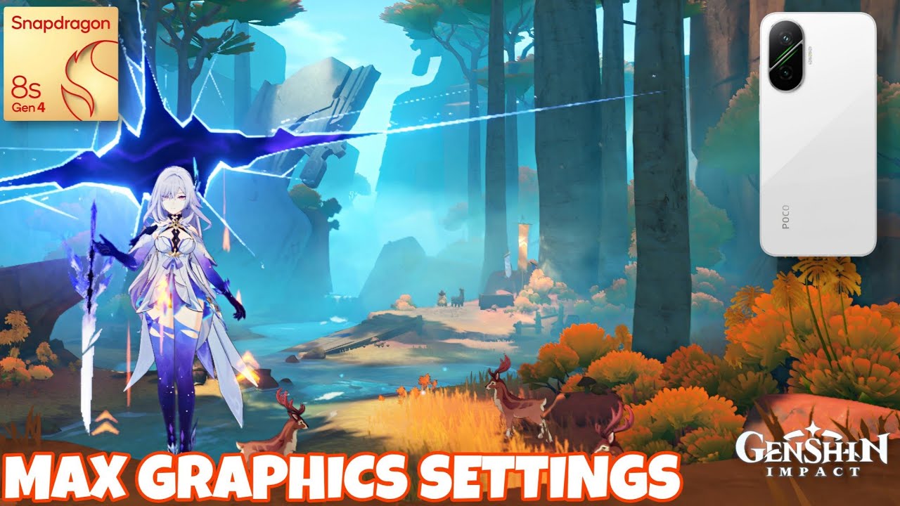 POCO F7 GENSHIN IMPACT MAX GRAPHICS FPS TEST WITH FPS METER - WITHOUT ...