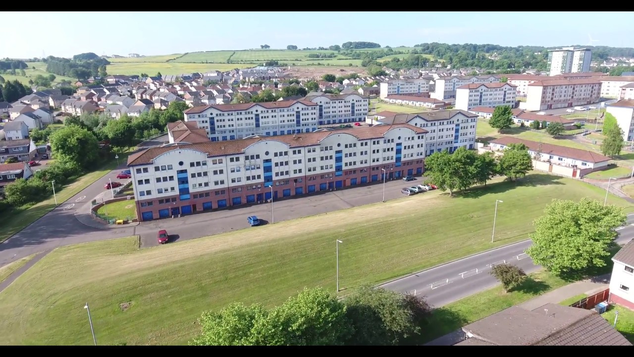 Drone Flight over Whitlawburn, Cambuslang 9th June 2018 - YouTube
