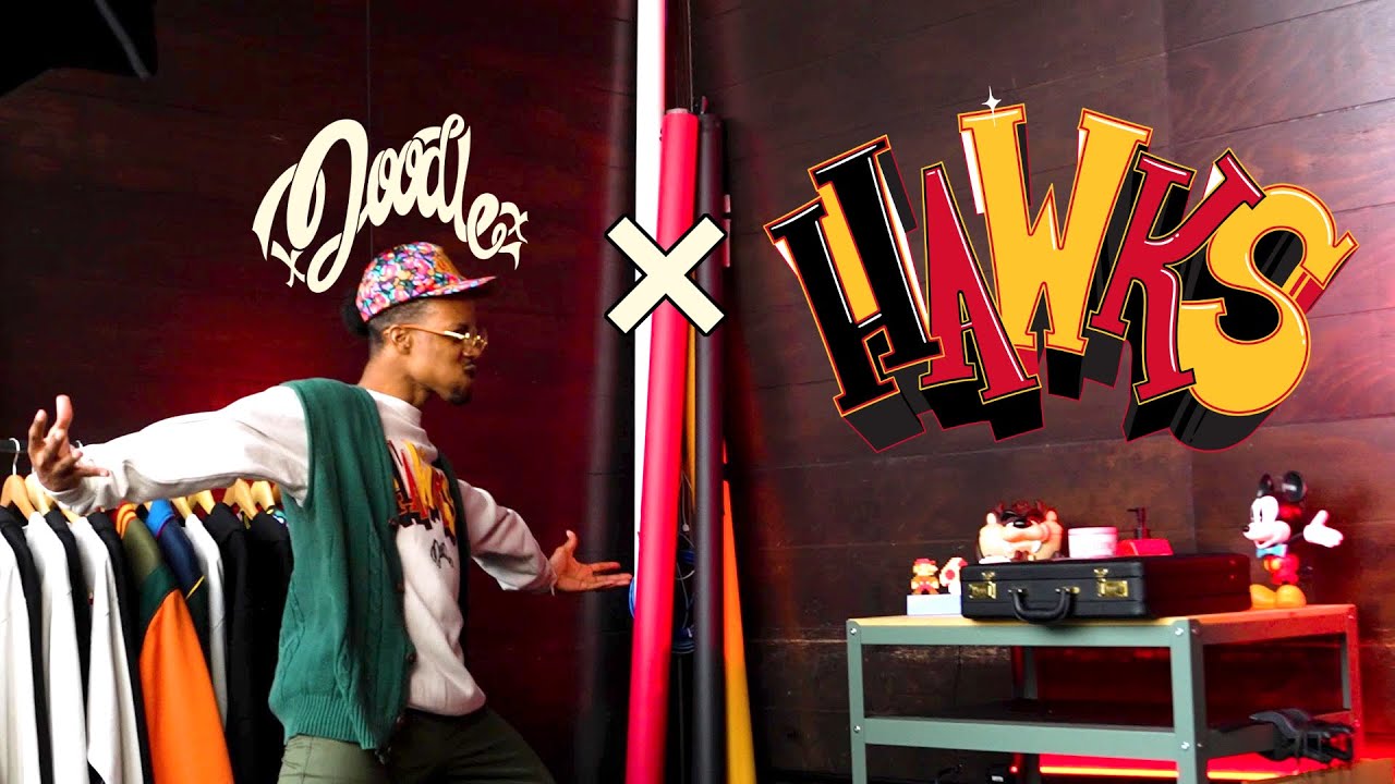 DOODLEJOR gets JIGGY on the ATL HAWKS - BTS - YouTube