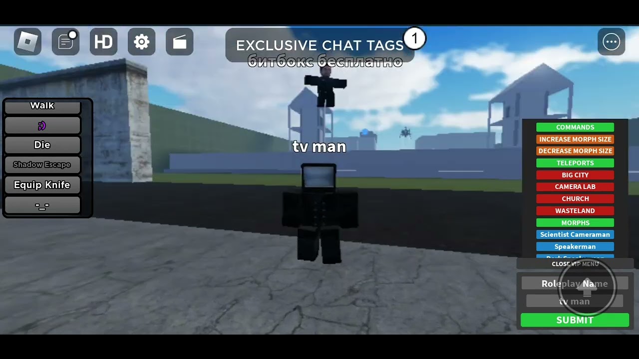 TV man vs Mussa Batalha de rima no roblox - YouTube