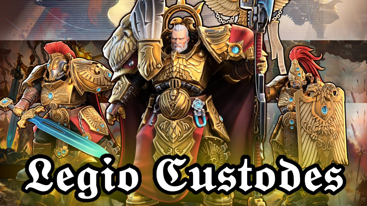 El ADEPTUS CUSTODES llega a Warhammer Tacticus - YouTube