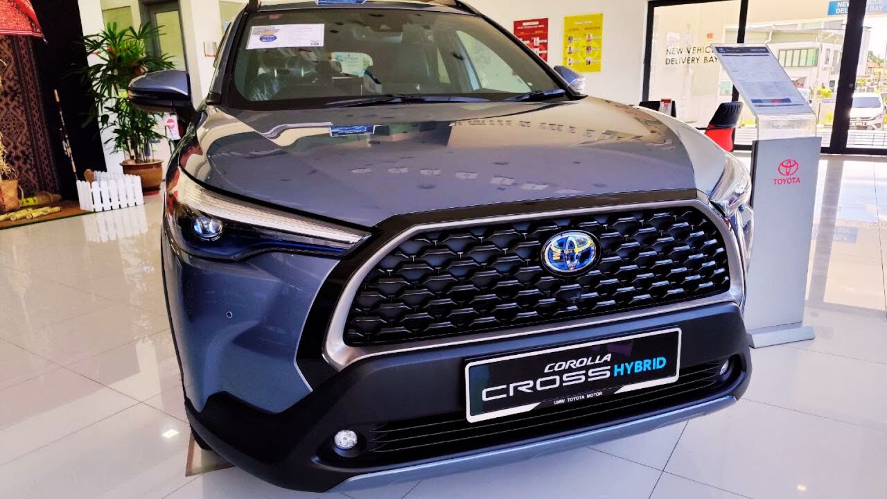 Toyota Corolla Cross Hybrid Nebula Blue Metallic Malaysia - YouTube