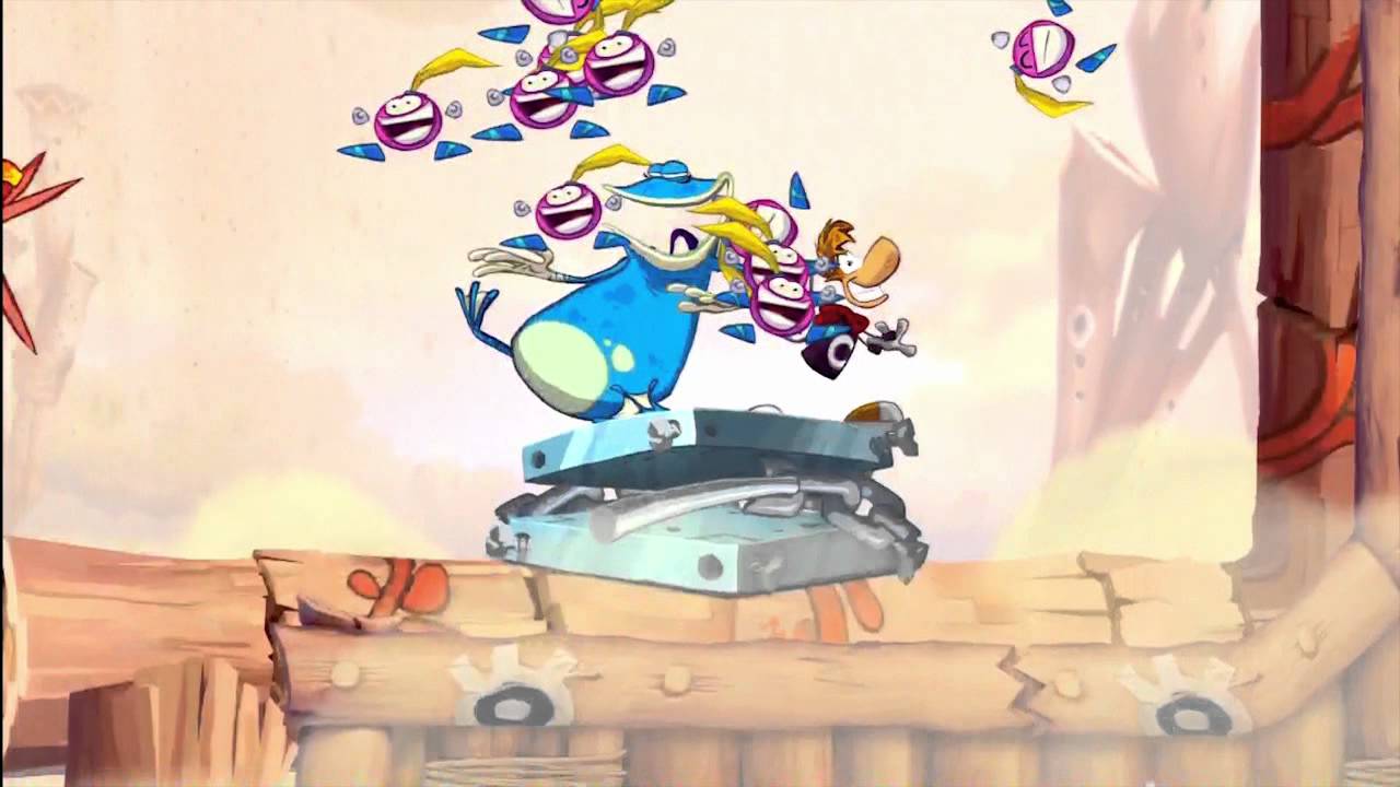 Let's Play: Rayman Origins part 7 - Wind or Lose - YouTube
