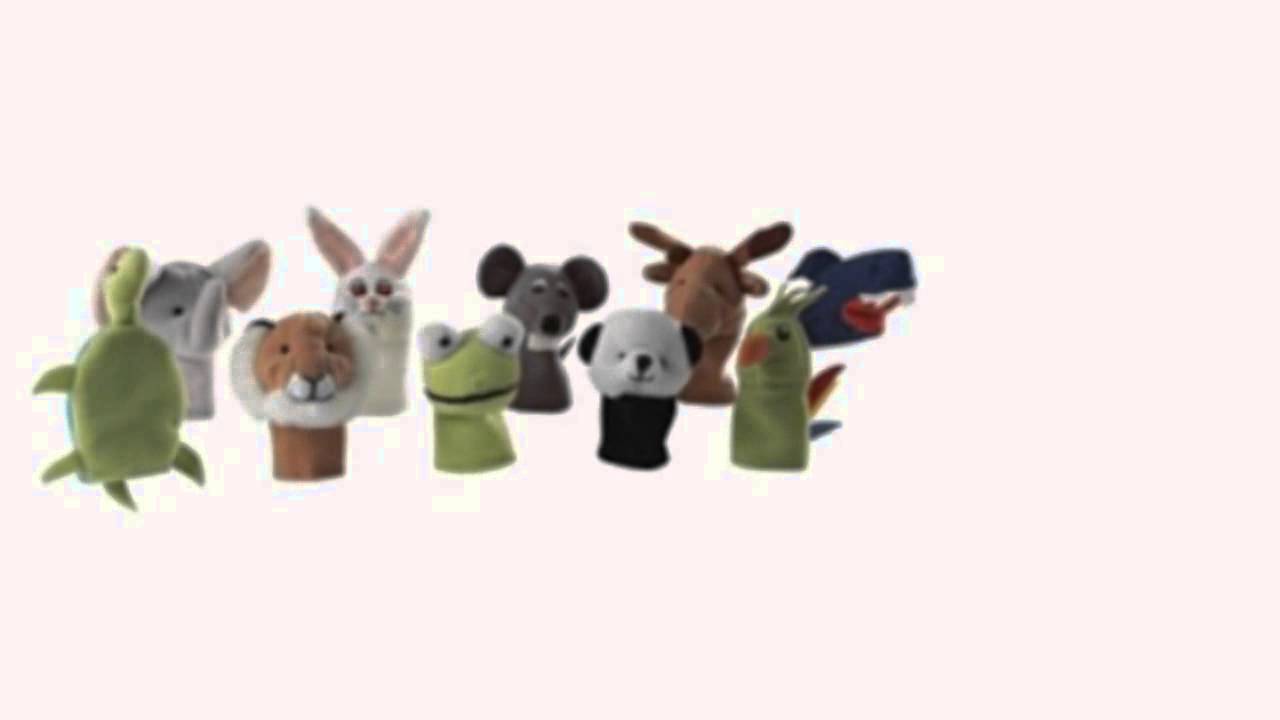 Titta Djur 10 Pc Animal Finger Puppet (Toy) - YouTube