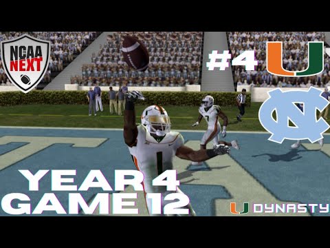 FINAL ACC TEST - #4 MIAMI at NORTH CAROLINA - NCAA FOOTBALL 06 NEXT ...