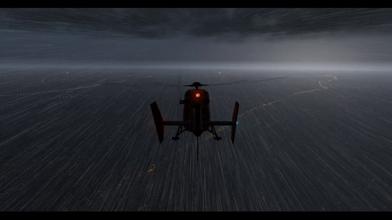 X-Plane 11 -- Bk-117 HEMS -- T-Storm MedEvac Flight -- Elstree To ...