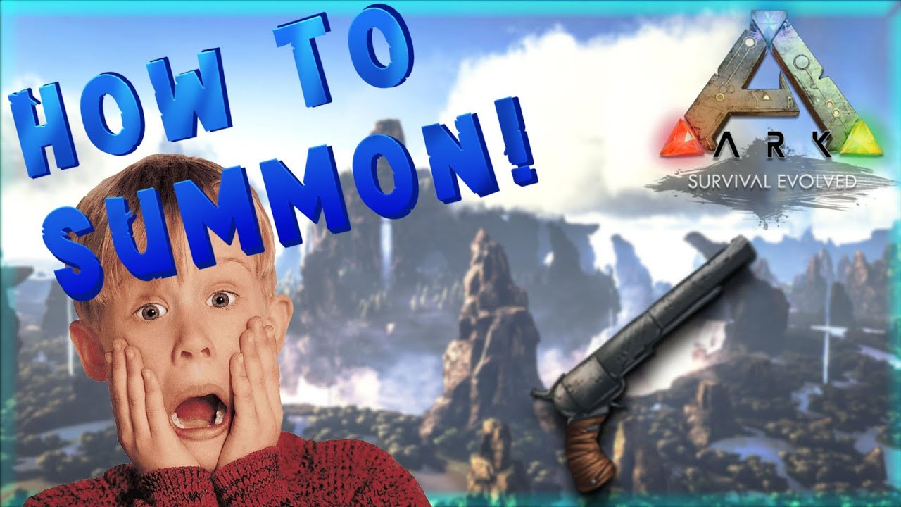 Ark Survival Evolved How To Summon Infinite Pistol's [PS4] - YouTube