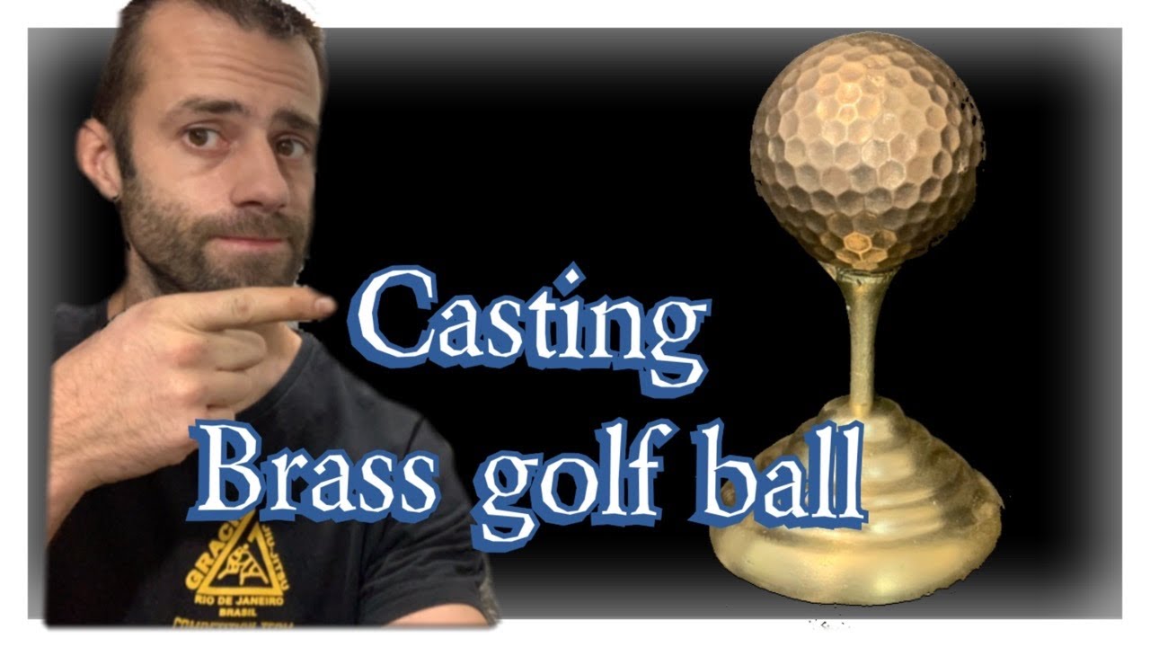 Making a bronze Golf Trophy. - YouTube