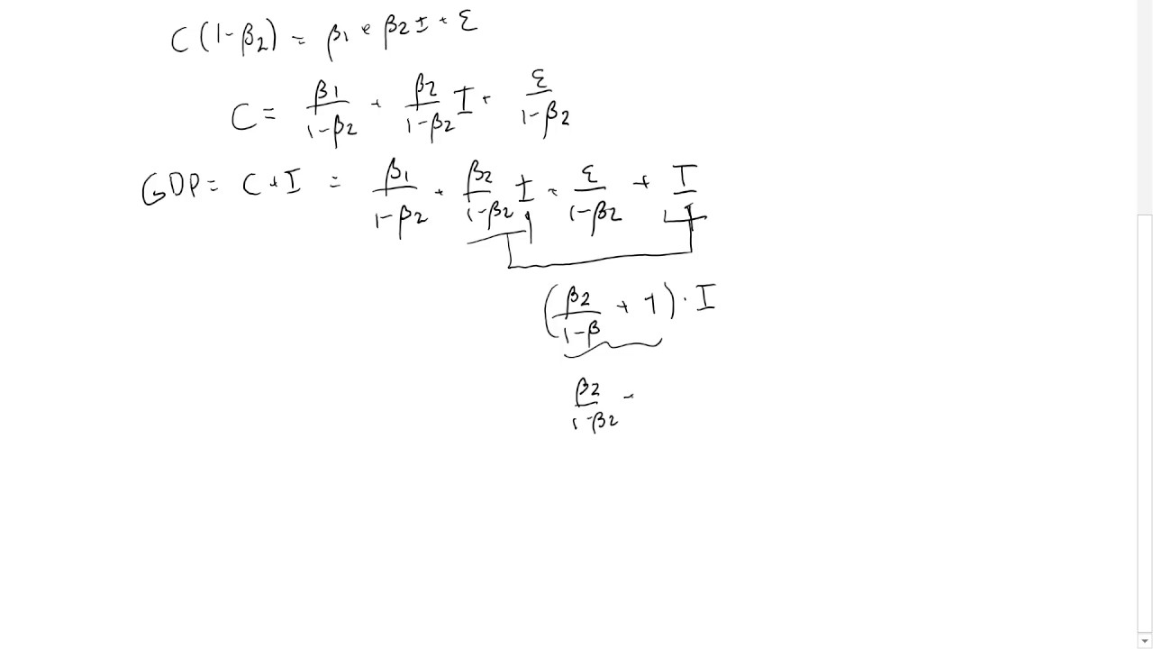 Simultaneous equation bias - YouTube