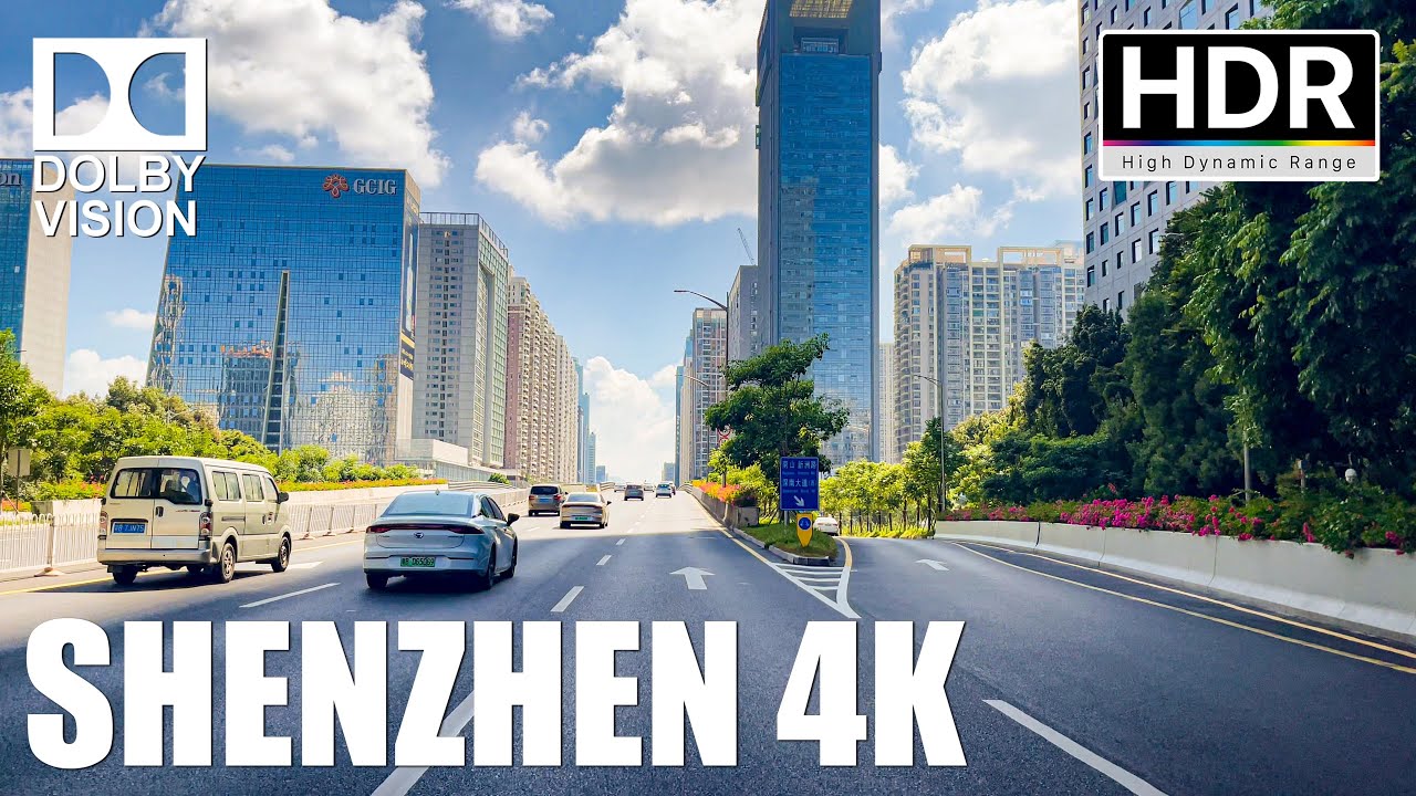 Driving in Shenzhen, China, Longhua District to City Center | 4K HDR - YouTube