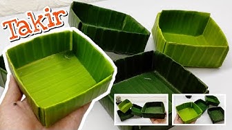 Cara Menghias Tampah Dengan Daun Pisang Part 2 - YouTube