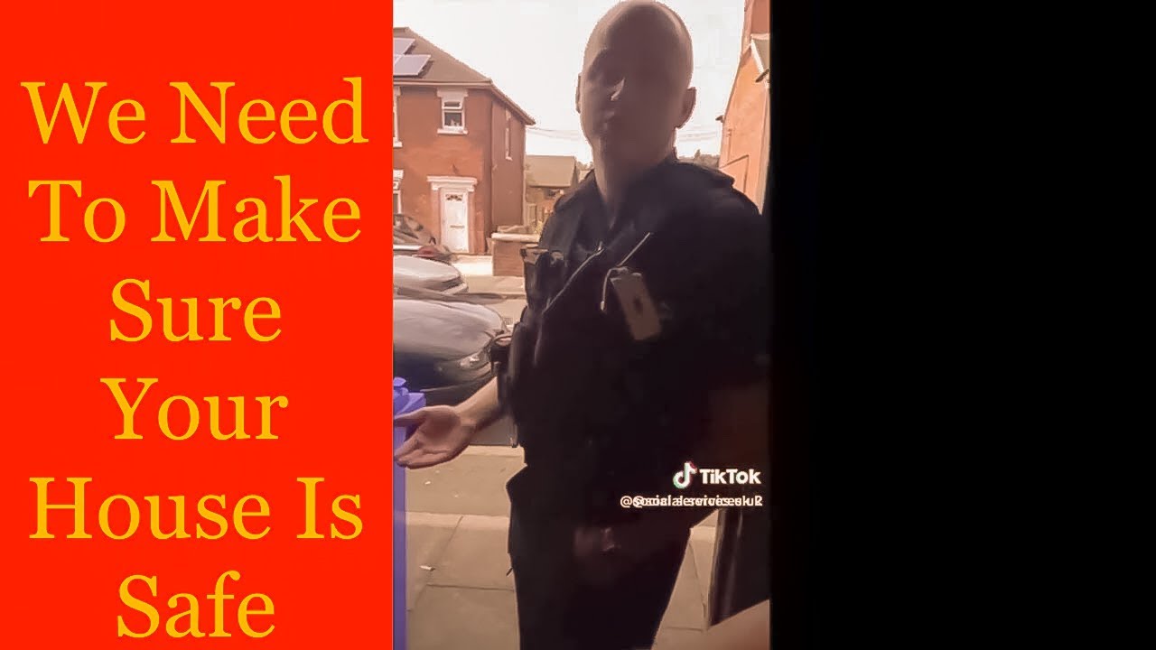 Police At The Door To Look Around The House - YouTube