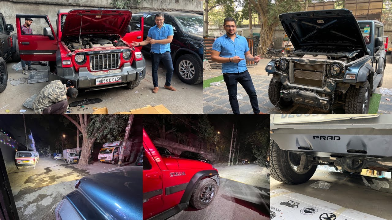 Mahindra Thar With Brightest Lighting Setup | Thar Modification ...