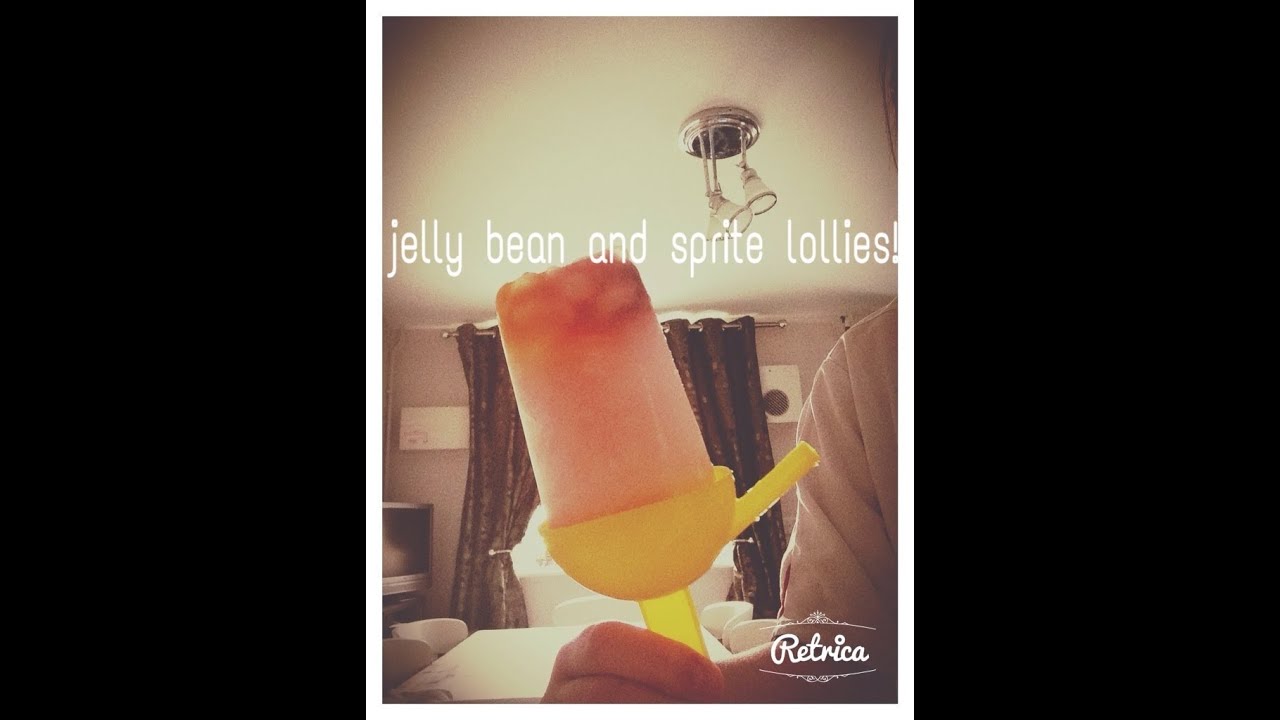 DIY:jelly bean and sprite lollies! - YouTube