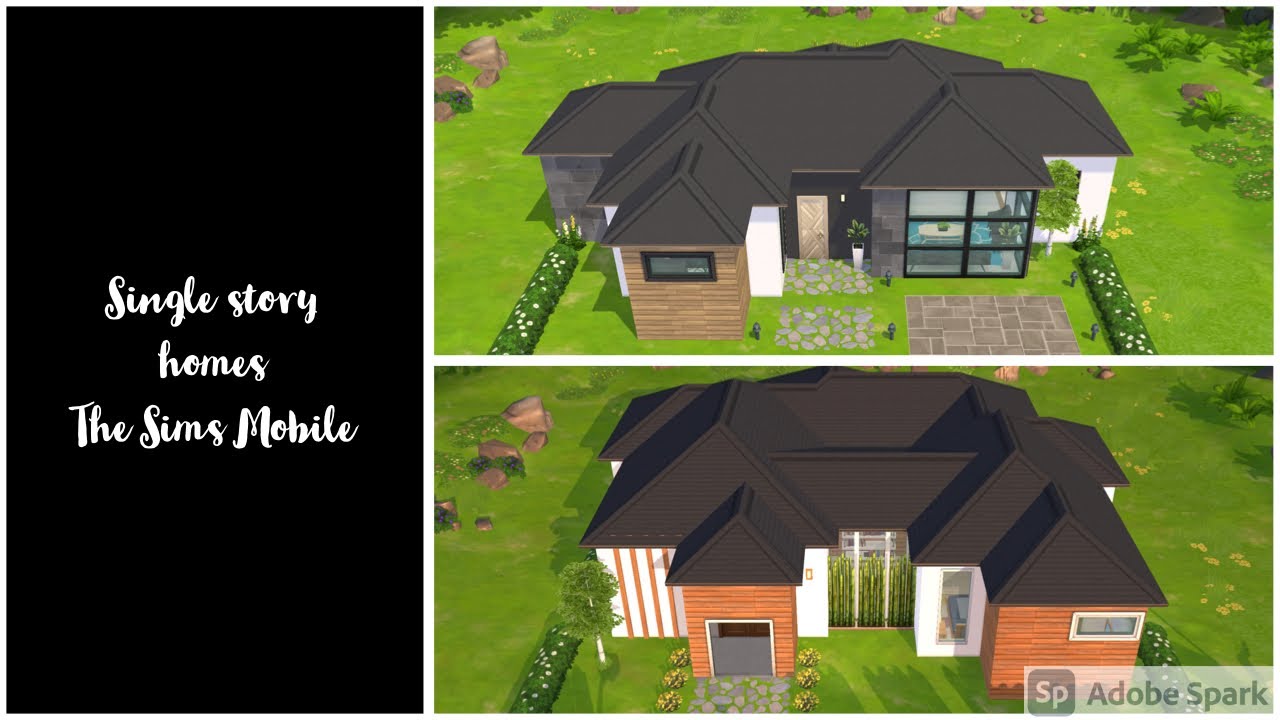Modern One Story House Sims The Sims The Gallery Official Site
