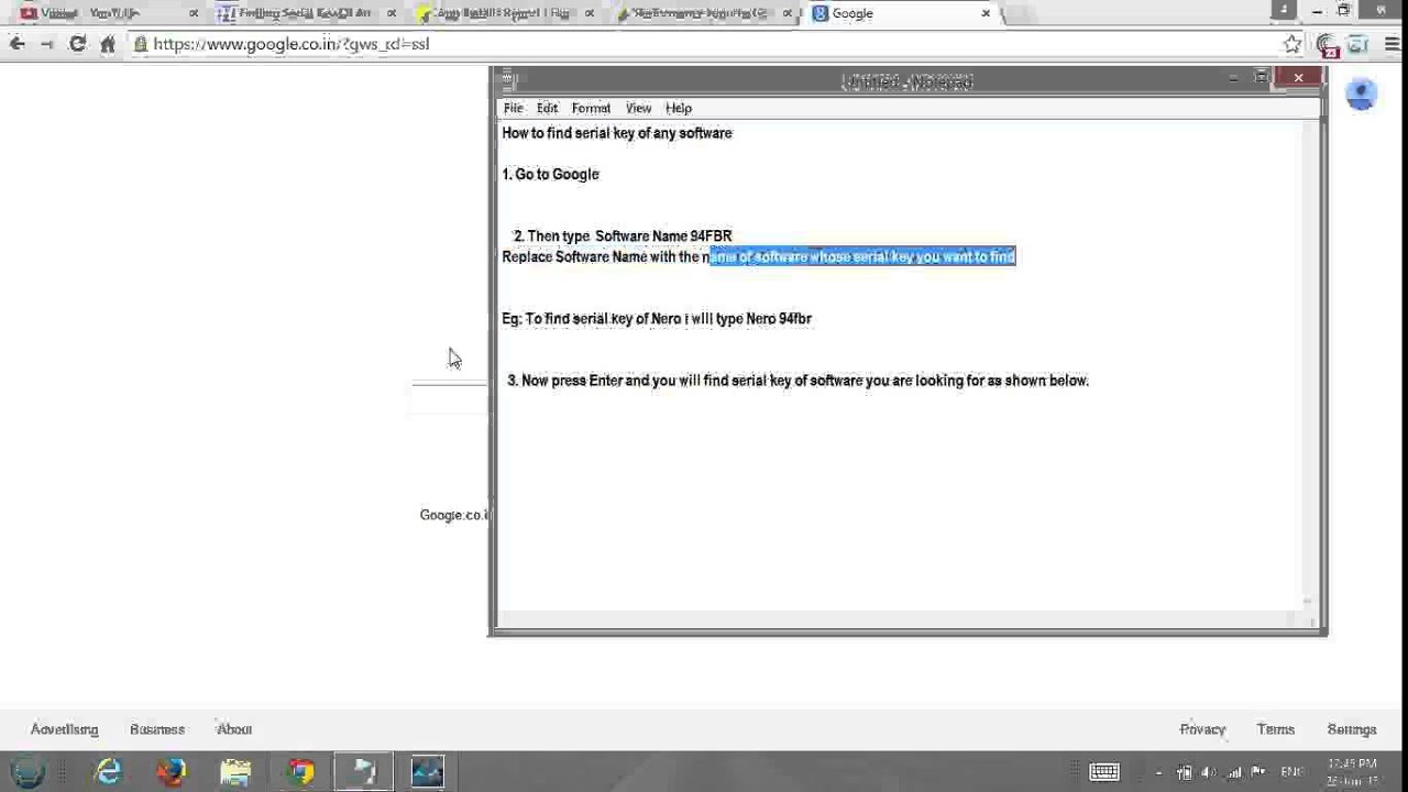 Serial key generator free-2015 - YouTube