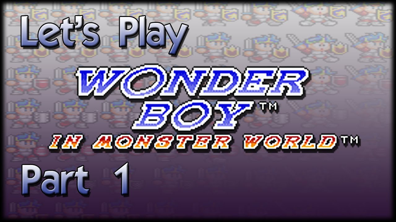 Let's Play Wonderboy In Monster World : 1 - Jellyfish is a beach! - YouTube