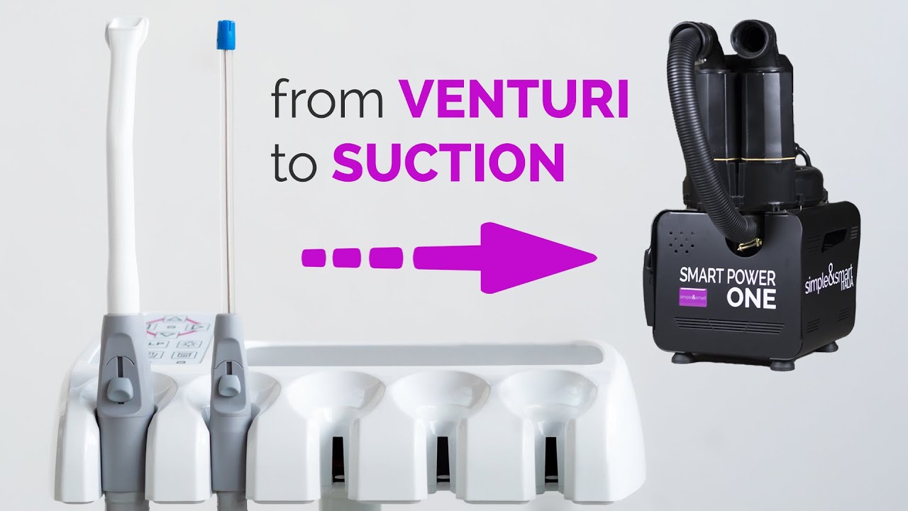 How to switch from VENTURI SYSTEM to SUCTION SYSTEM on dental unit ...