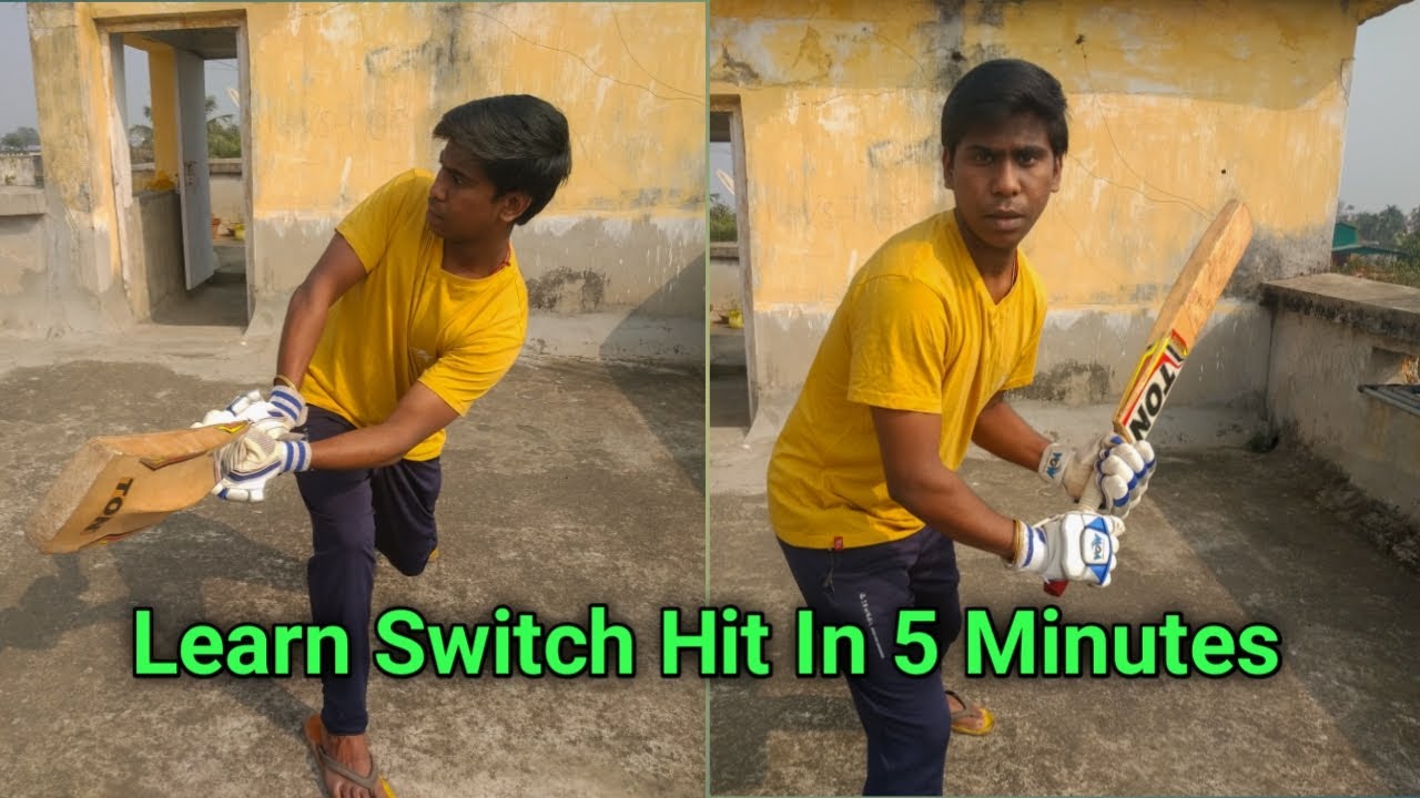 How To Play Switch Hit In Cricket | Switch Hit Shot In Cricket | Tips ...
