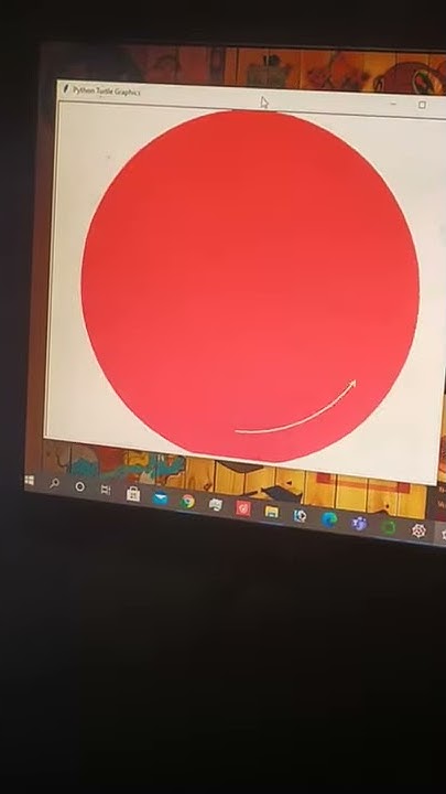 Captain America shield using Python Turtle library - YouTube