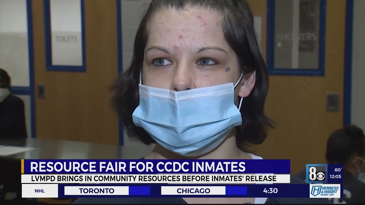 LVMPD police put on resource fair for CCDC inmates - YouTube