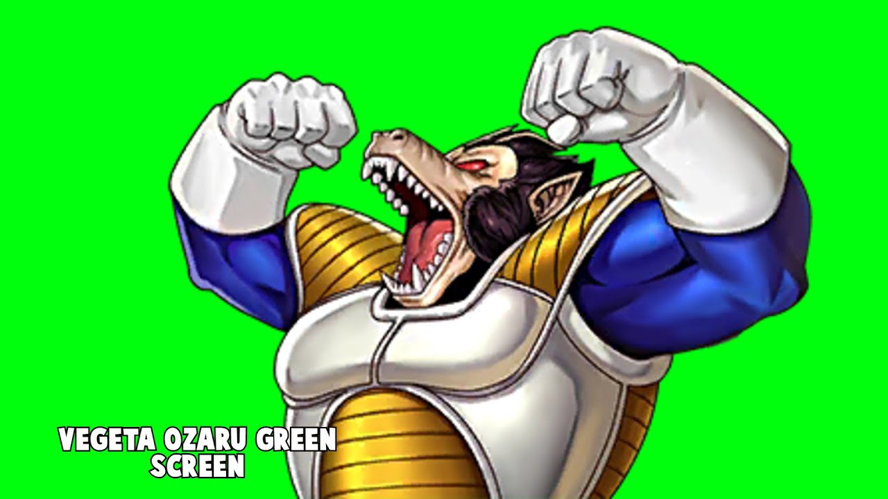 GREEN SCREEN VEGETA OZARU - YouTube