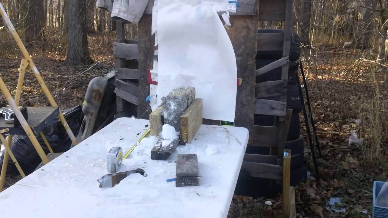 22 Mag Hornady Critical Defense 2" NAA vs. Ice Ballistics Skull ...