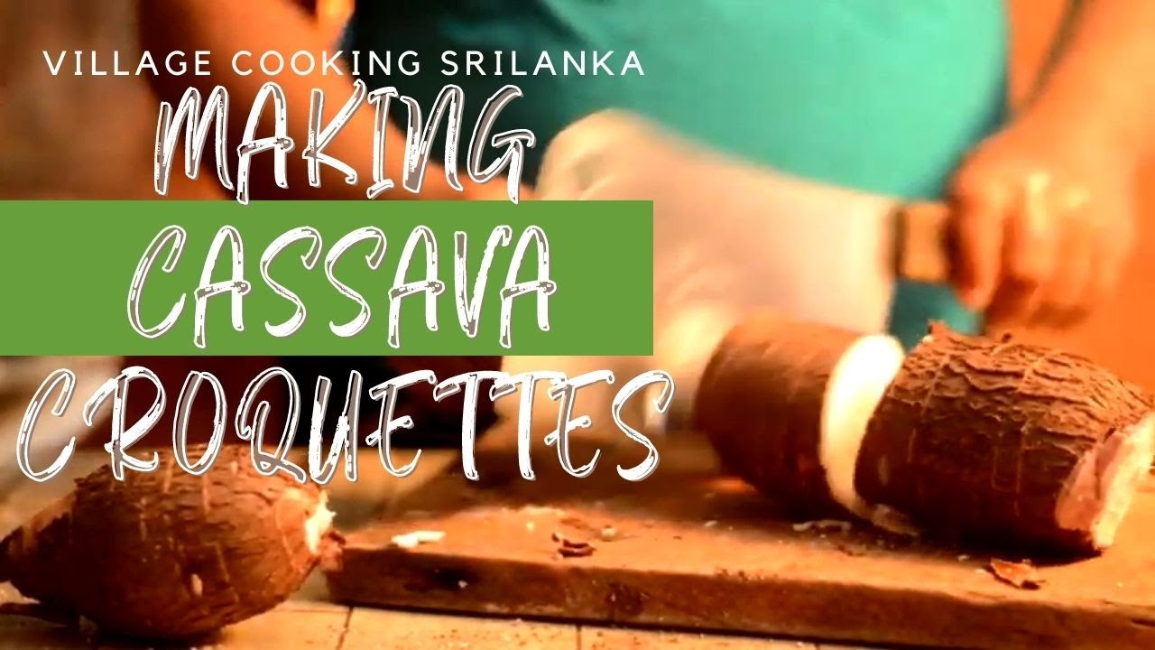 cassava croquettes easy snack for evening tea / mandioca / manioc / le ...