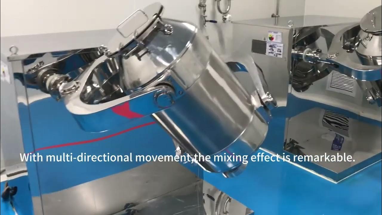 Yinda Machinery YDSW Series 3D Mixer - YouTube